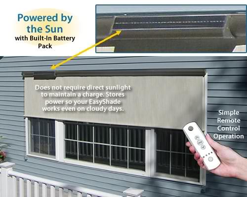 Exterior Easyshade Solar Screens – Retractable Awnings for Illinois ...
