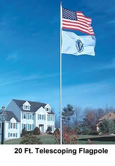 TopFlight Telescoping Flagpoles – Retractable Awnings for Illinois ...